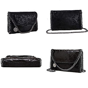 Beatfull Designer Chain Shoulder Purse for Women Soft Leather Quilted Clucth Fashion Message Crossbody bag