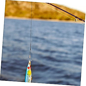 Unomor 60 Pcs Lure Anti-Bite Line Fishing Accessories Fishing Wire Leaders Saltwater Fishing Tackle swivels Fishing Tackle Fishing Kits Fishing Leading Lines Wire for Fishing Fish Leaders