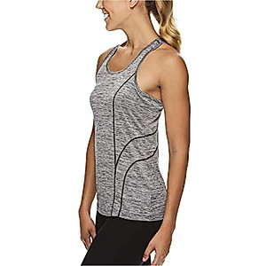 Reebok Womens Racerback Tank Top, Black, X-Large