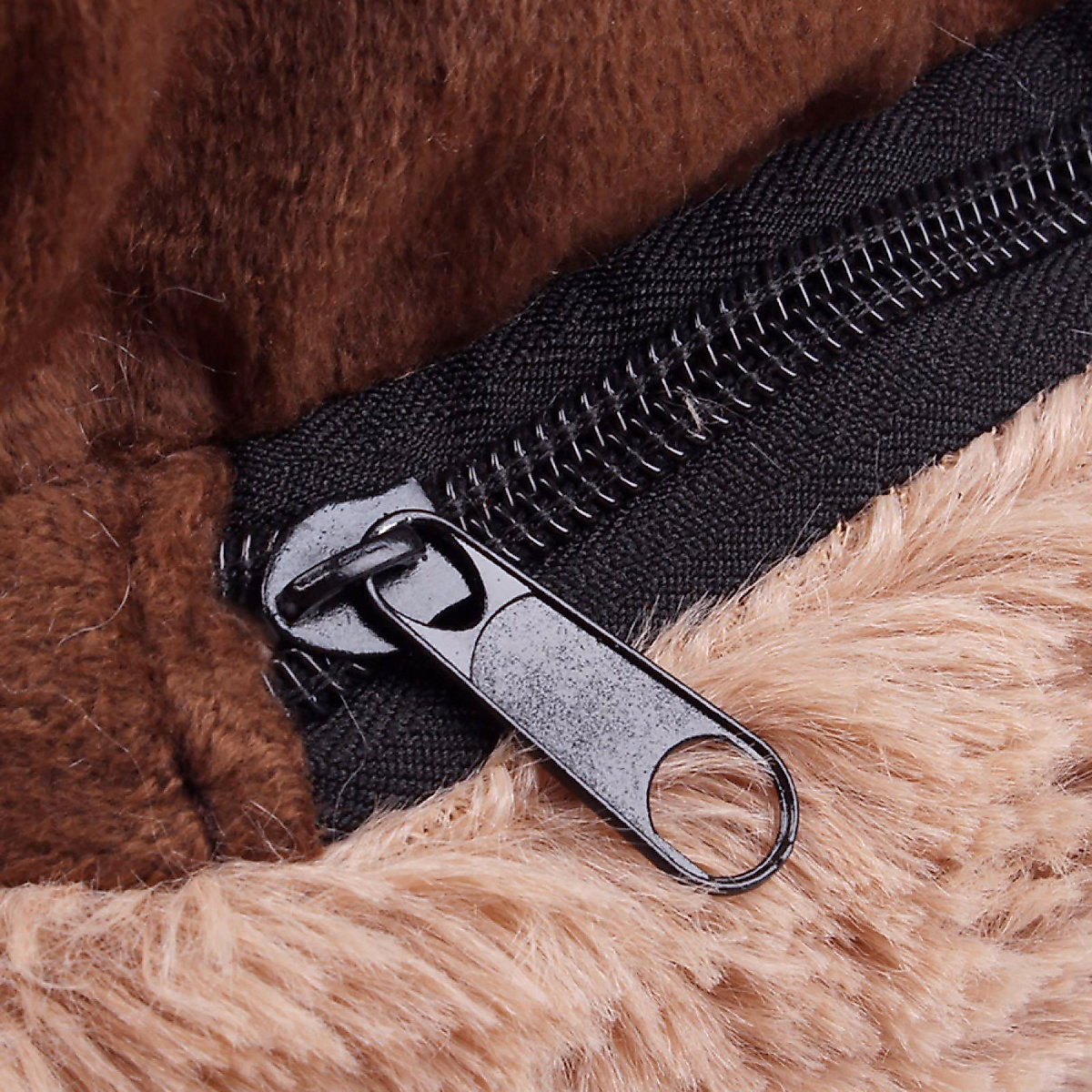 Durable Comfortable Natural Cat Dog Beds for Small Pet,Lovely Bear Paw Shape Dog Cats Pet Cushion Bed Warm Plush Soft Nests Kennel - White