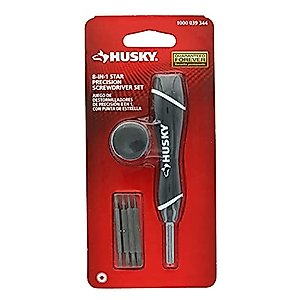 Husky 1000 039 344 8-in-1 Star Precision Screwdriver Set