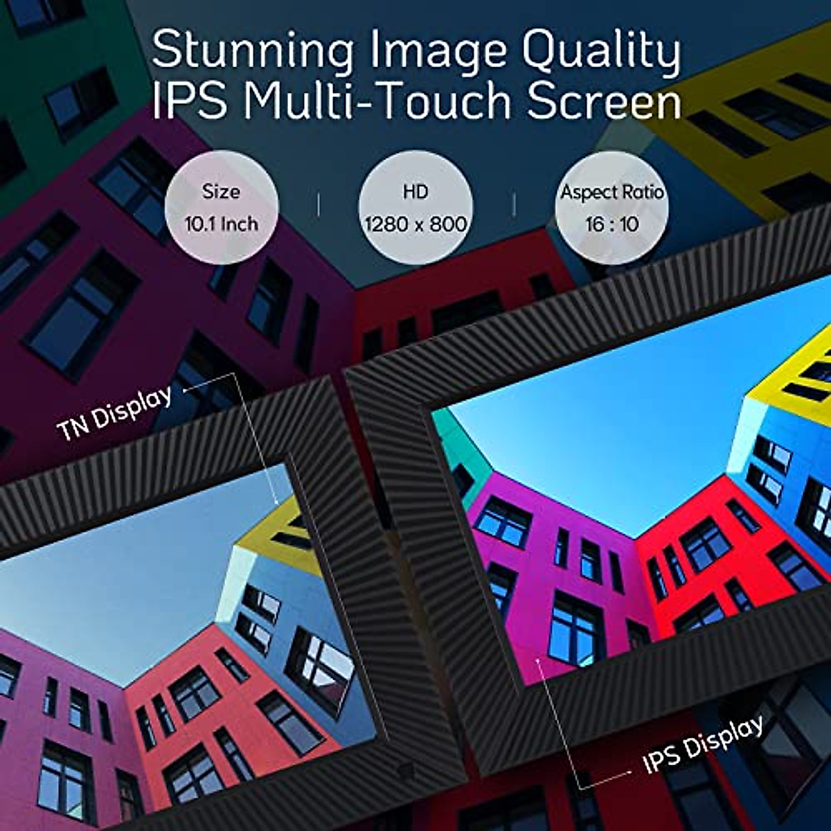 NexFoto 32GB Digital Photo Frame 10.1 Inch, WiFi Digital Picture Frame with HD Display, IPS Touch Screen, Easy to Share Photos Video via App, Auto-Rotate, Wall-Mountable, Gift for Grandparents