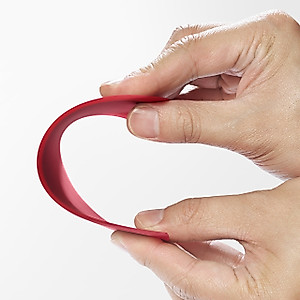 Cuisipro 0065506365053 Bowl Scraper, Stainless Steel Red, One