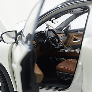 Paudi Model 1/18 Scale Diecast Cars 2022 Infiniti QX60 Model Car For Adults Collection White