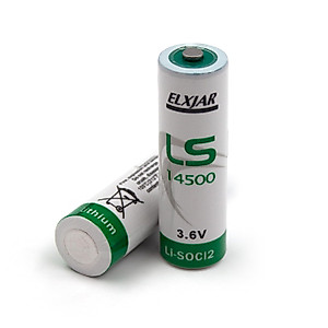 elxjar (10-Pack) 3.6V LS14500 ER14505 Battery, Water Electricity Meter PLC Facility Equipment Spare Generic Batteries
