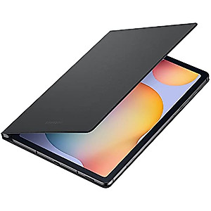 SAMSUNG Galaxy Tab S6 Lite w/S Pen (64GB, 4GB) 10.4’’, Face Unlock, Octa-Core Exynos 9610, 7040mAh Battery Wi-Fi Tablet SM-P610 - US Model (Book Cover + 64GB SD Bundle, Oxford Gray)