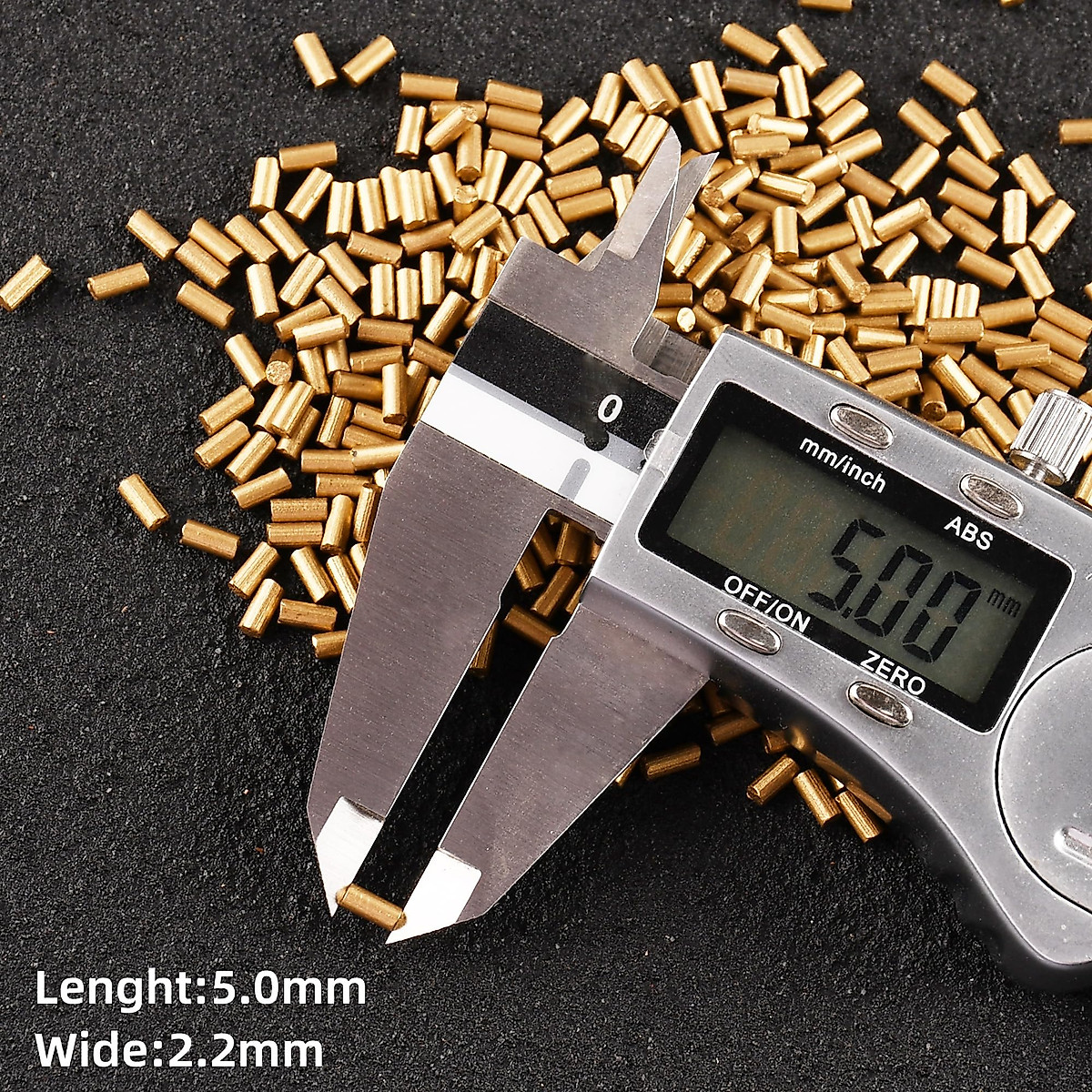 (2.2mm) 35g/Pack(Approx 300pcs) Gold Universal Lighter Flint Stone Replace for Petrol Gas Fluid Lighter