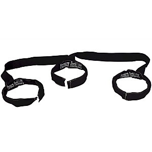 Forearm Forklift FFDJSS3WW Jamb Protector with 3 Steel Spring Clips That Hold Moving Blanket or Cardboard to Door Frame to Prevent Scratching, Black