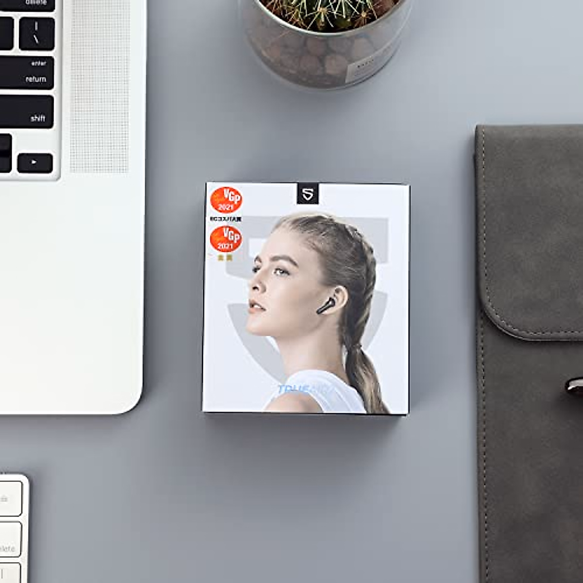 SoundPEATS Wireless Earbuds Bluetooth V5.2 Headphones with Qualcomm QCC3040 Wireless Earphones, TrueWireless Mirroring, 4-Mic Tech and cVc 8.0 Noise Cancellation, aptX Codec, Total 25 Hours - TrueAir2