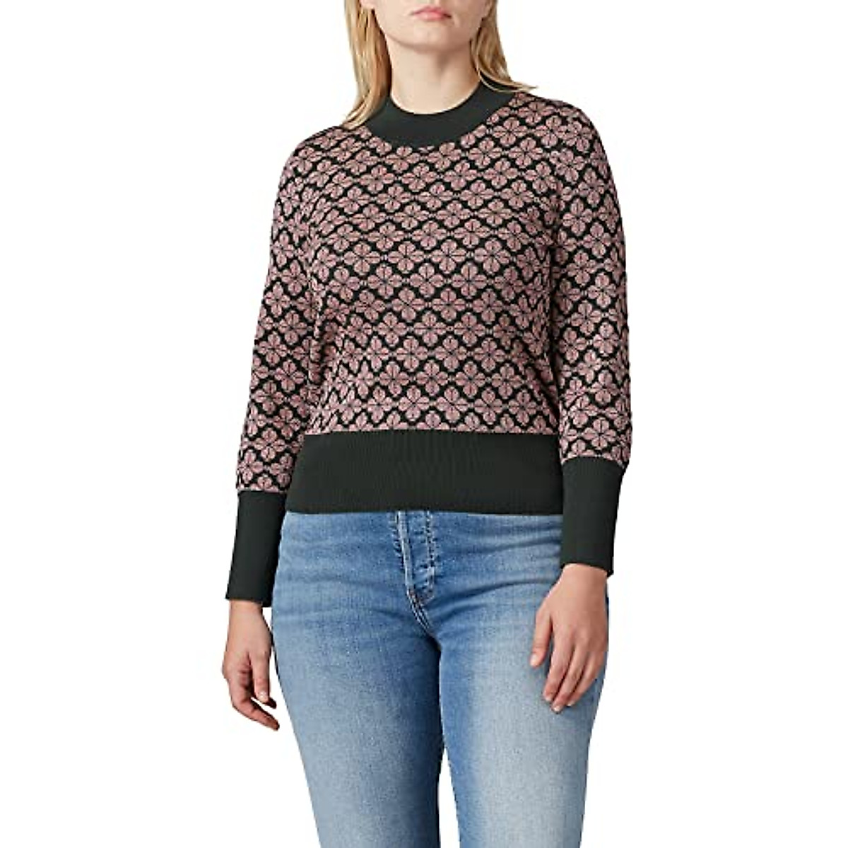 Kate Spade New York Rent the Runway Pre-Loved Floral Spade Turtleneck, Multicolored, Medium