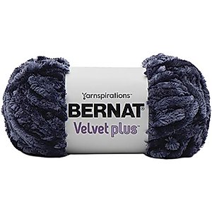 Bernat Yarn Plus VEL, Indigo Velvet