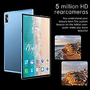 Pomya Tablet, 10 Inch 1200x1920 FHD Tablet for Android 11, 6GB RAM 256GB ROM 2.0GHz Octa Core Tablet with Dual Cameras, 7000mAh 5G WiFi HD Tablet for Daily Life