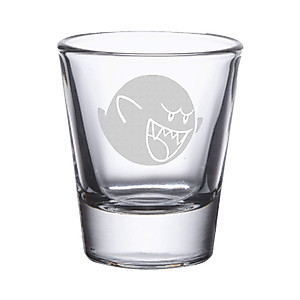Boo/King Boo - Etched Shot Glass