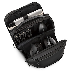 Alienware 17-inch Laptop Horizon Travel Backpack, Weather Resistant, Shockproof, Anti-Scratch Interior Design, TSA-Friendly for Travel, Work, Leisure for Men and Women - Galaxy Weave Black