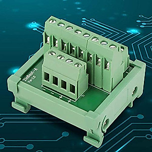 ZYM119 Module Card 2 to 8 Output Module Breakout Card DIN Rail and Panel Mount Power Distribution Circuit Board