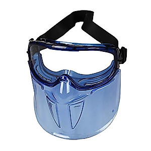KleenGuard - 18629 V90 Shield Clear Anti Fog Lens Protection Goggle with Blue Frame