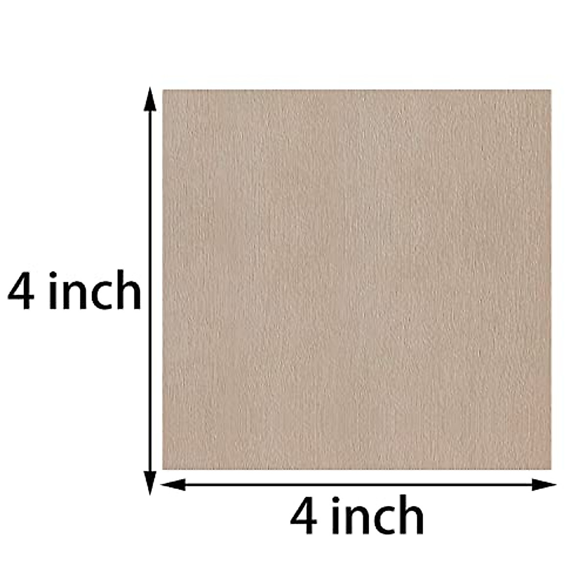 24 Pcs 4 x 4 Inch Unfinished Wooden Cutout Tiles Blank Wood for DIY Painting Staining Wall Decor