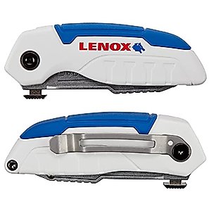 LENOX TOOLS Utility Knife, 3-Blade, Retractable, Foldable and Portable, Blade Storage (LXHT10600​)