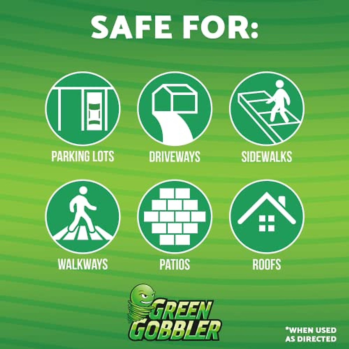 Green Gobbler 93% Pure Calcium Chloride Snow & Ice Melt Pellets | Effective at -40° | 35 lb Pail | Concrete Safe Ice Melt