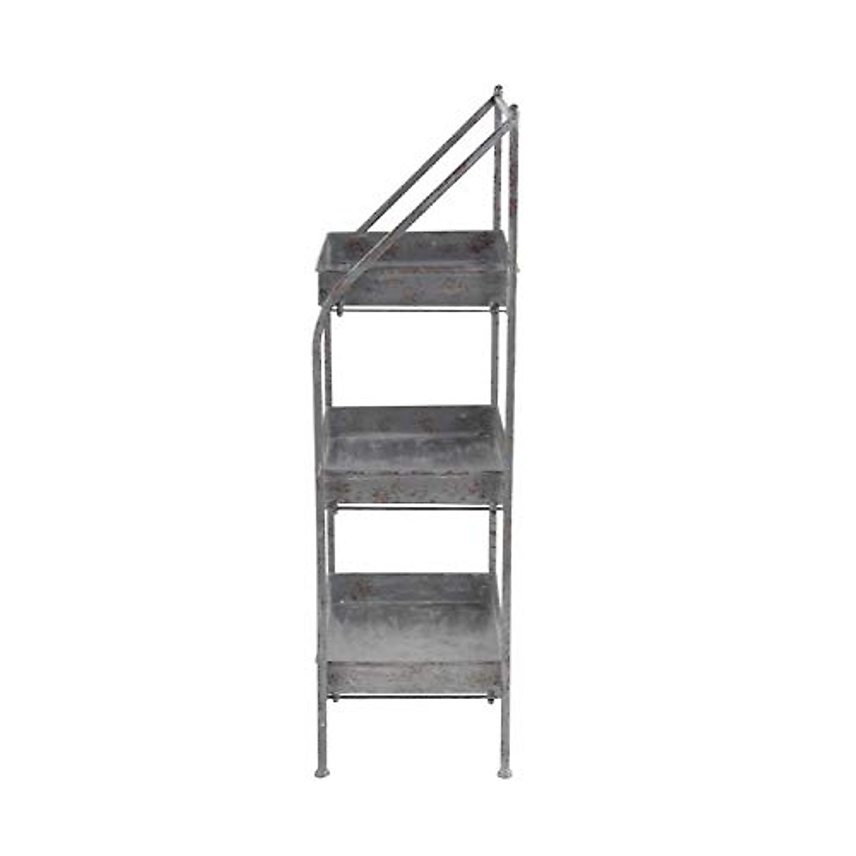 Deco 79 Plantstand, 11" W x 39" H, Gray