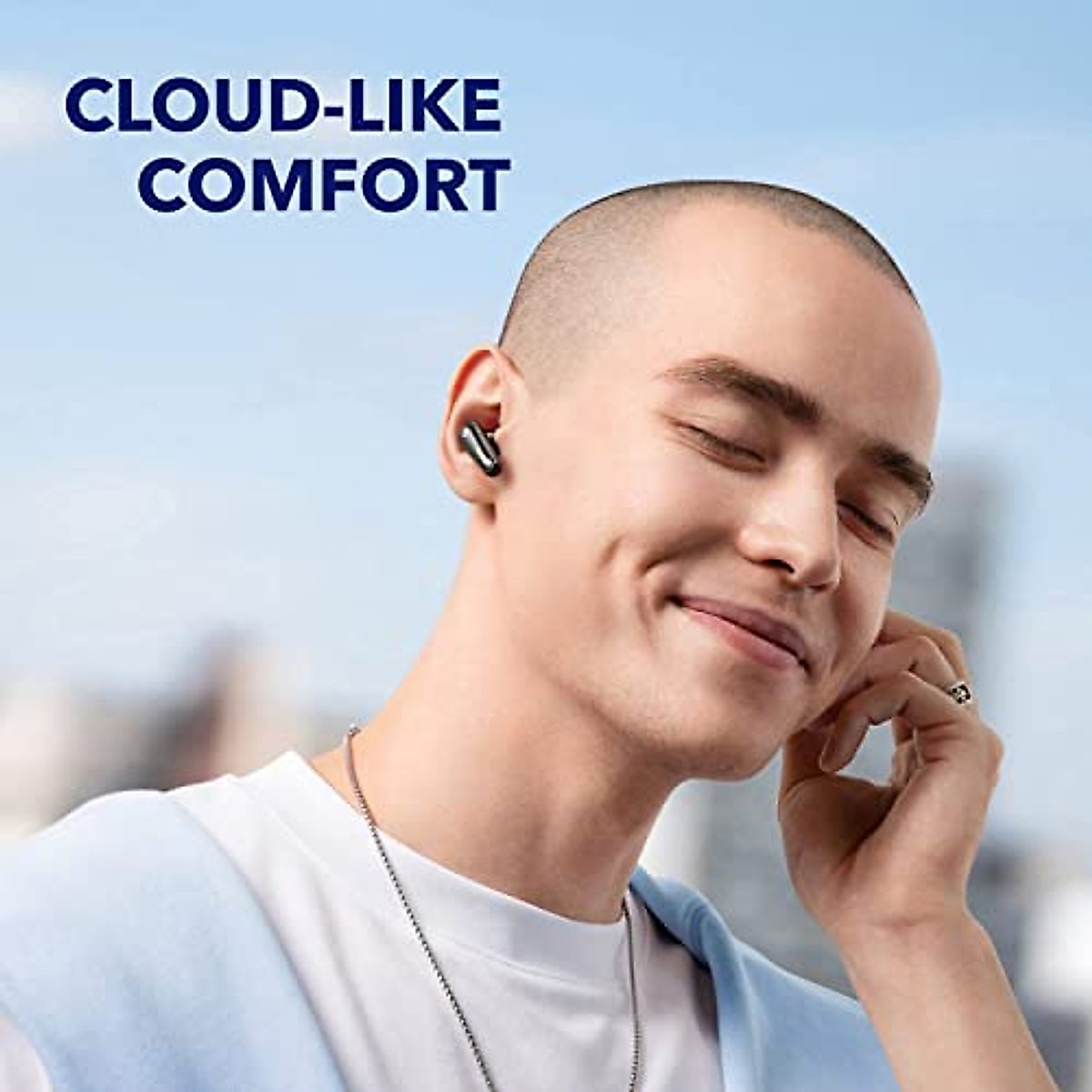 Soundcore by Anker Liberty 4, Noise Cancelling Earbuds, True Wireless Earbuds with ACAA 3.0, Dual Dynamic Drivers for Hi-Res Premium Sound, Spatial Audio with Dual Modes, Heart Rate Sensor (Renewed)