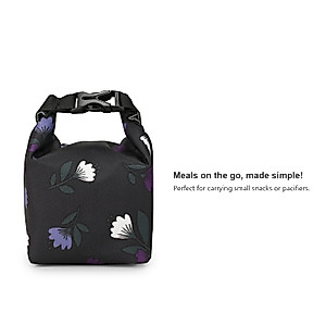 MOV COMPRA Movcompra Flower Insulated Lunch Box for Women and Insulated Snack Bag- Women Girls Reusable Sandwich & Snack Bags