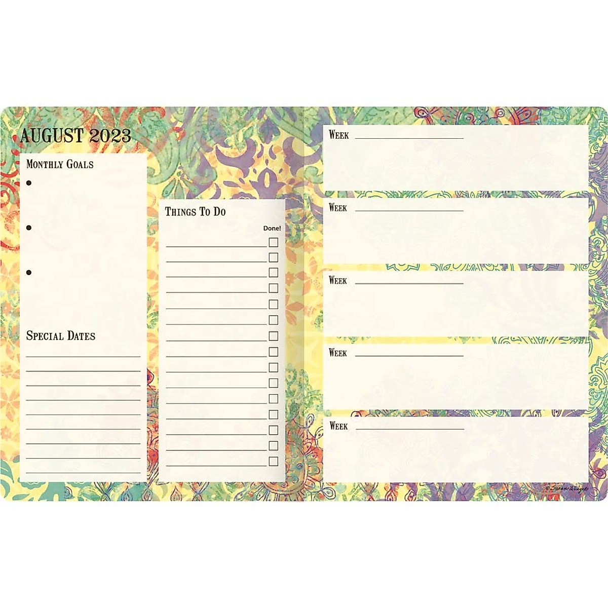 Lang Companies, Bohemian Monthly 2024 Planner