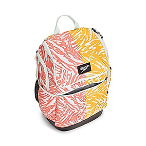 Speedo Large Teamster Backpack 35-Liter, Abstract Tiger 2.0, One Size