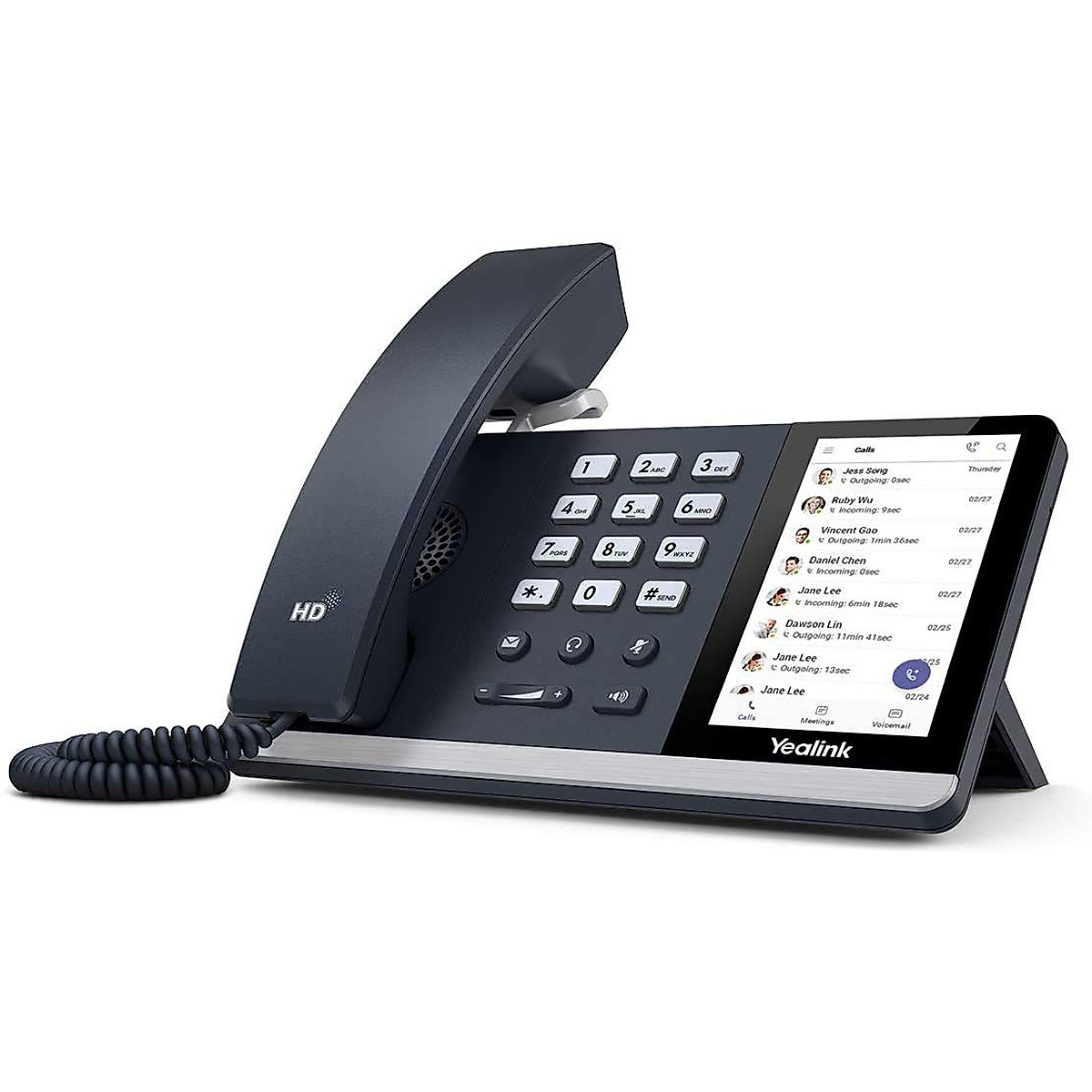 Yealink T55A IP Phone - Corded - Corded - Wall Mountable (Renewed)