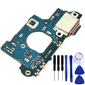 Galaxy S20 FE 5G USB Charging Port Flex Cable Replacement G781U Type C Charger Dock Board Flex Cable Connector for Samsung Galaxy S20 FE SM-G781U G781 Port Flex Cable Repair Part with Tools