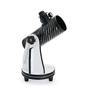 Celestron – 76mm Classic FirstScope – Compact and Portable Tabletop Dobsonian Telescope – Ideal Telescope for Beginners – Features Notable Astronomers and Scientists – BONUS Astronomy Software Package