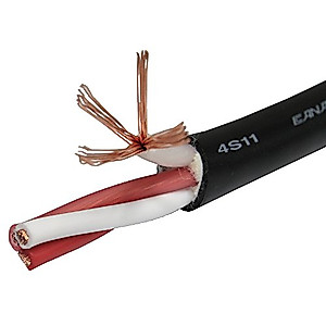 4 Units - 6 Inch - Canare 4S11 – Audiophile Grade - 11AWG - HiFi Speaker Jumper Cable Terminated with Gold Banana to Spade Connectors