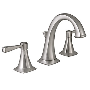 Design House 546937 Perth Widespread Bathroom, Satin Nickel, 2-Handle Lavatory Faucet