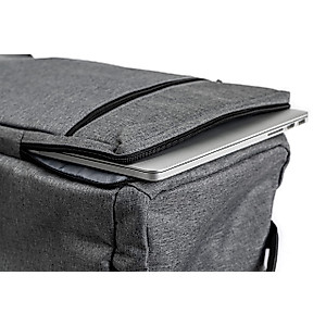 ACRO 3 in 1 Sports/Travel Duffle Bag for Men & Women/Back Pack/Lap TOP Compartment/Water Resistant/Wet Pocket & Shoes Compartment 40L,Grey, Grey