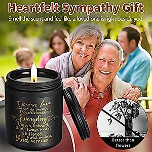 Sympathy Gift in Memory of Loved One Lavender Scented Candle Thoughtful Condolences Grief Gifts for Bereavement Funeral Remembrance Sorry for Your Loss Mother Father