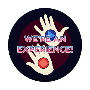 We're an Experience - Beautiful Couple Universe Gem PopSockets PopGrip: Swappable Grip for Phones & Tablets