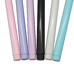 Maydahui 12PCS Cat Rollerball Pens Cute Cartoon Kitty Animal Pen Black Gel Ink Smooth Writing for Cats Lovers Stationery School Supplies