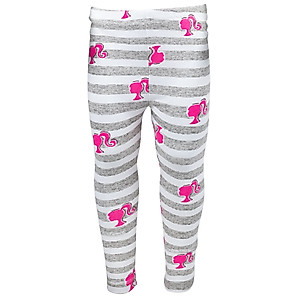 Barbie Toddler Girls Peplum Fleece Hoodie & Peplum Leggings Pink 5T