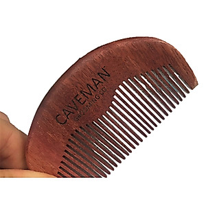 Beard Oil Conditioner 3-in-1 Set by Caveman - Tame and Strengthen with Beard oil and Moisturize with Beard Balm - Smooth and Finish with Beard comb