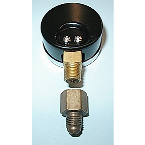 Oil Burner Fuel Pressure Test Gauge 0-200 PSI Fits Beckett Suntec Webster Danfoss Pumps