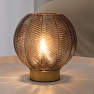 LUSHARBOR 1 Pack LED Bulb for Table Lamps, E27 Base 3V Light Bulb Replacement Bulbs Battery Operated Lamps Warm White