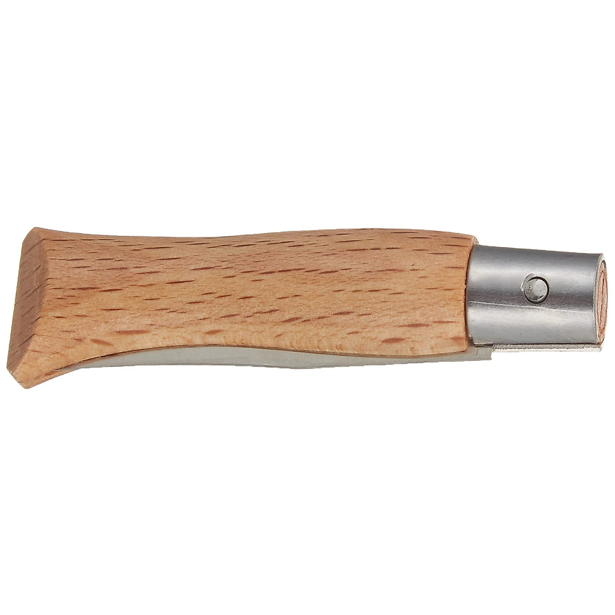 Opinel Stainless Steel INOX Folding Knife, Beechwood Handles, Smaller Sizes No.02 to No.05, Made in France (No.03)