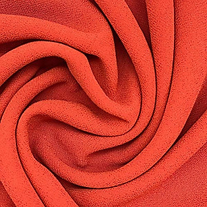 Hijab for Women Chiffon Hijab Scarf Solid Color Bubble Chiffon Long Shawl (TX Oragne)