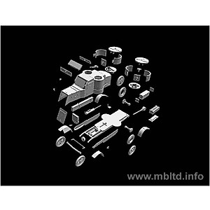 Master Box MB72008 1/72 British Austin Mk.4 Armored Car with Hotchkiss Machine Gun Plastic Model