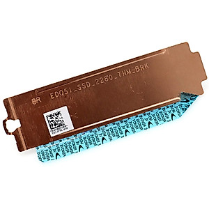 Deal4GO 2nd 2280 M.2 SSD Heatsink Cover Slot 2 Thermal Shield 47W2D 047W2D Replacement for Dell Alienware M15 R2 M17 R2