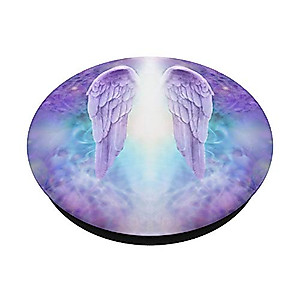 Angel Wings Guardian - Christian Heaven Cherub - Mystic Gate PopSockets PopGrip: Swappable Grip for Phones & Tablets