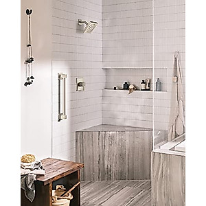 Moen YG8818BN 90 Degree 18-Inch Designer Grab Bar, Brushed Nickel