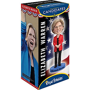 Royal Bobbles Elizabeth Warren United States Senator Collectible Bobblehead Statue