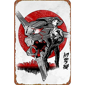 First Unit Anime Poster Retro Metal tin Sign Halloween Tin Sign,Cave,Bar,Club, Home Wall Art Metal Tin Sign 8x12 inches