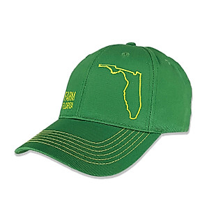 John Deere Farm State Pride Full Twill Hat-Green and Yellow-Florida